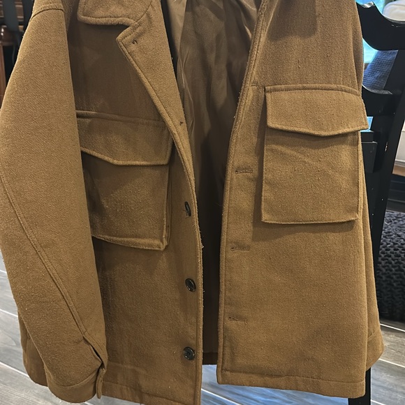 H&M | Jackets & Coats | Hm Tan Military Field Jacket | Poshmark